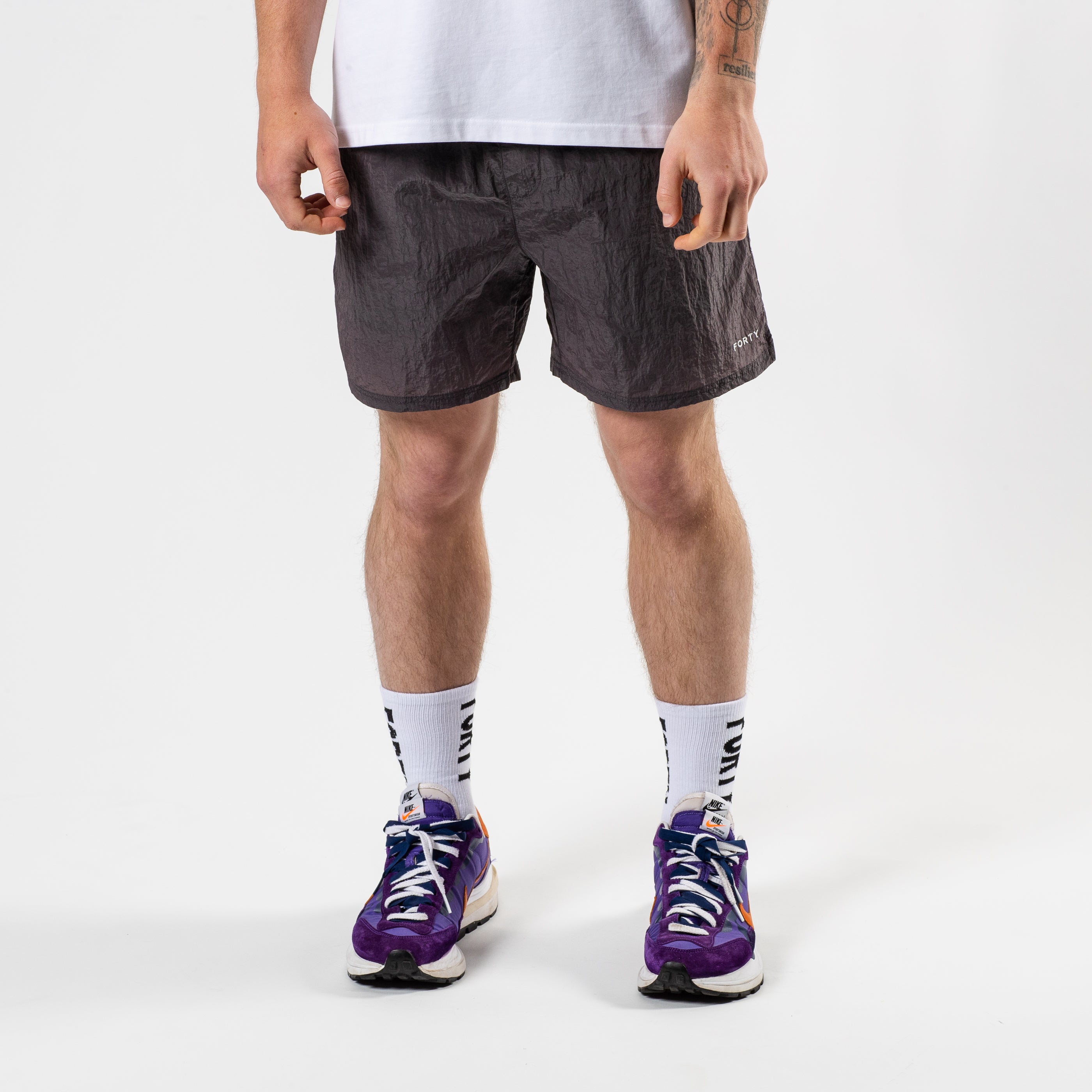 Tech - Goodhew - Swim Shorts - Charcoal – Forty Clothing