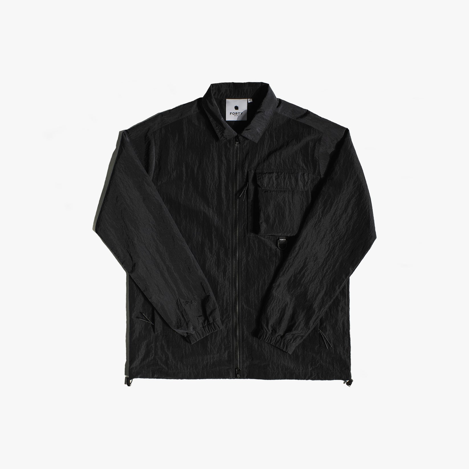 Jethro Overshirt (Metallic Black) – Forty Clothing